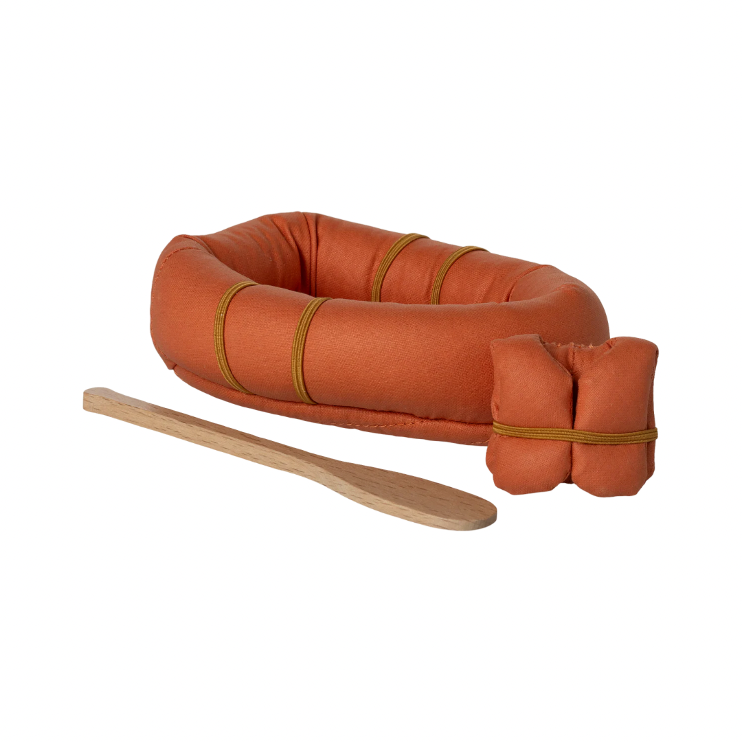 Maileg Rubber Boat, Mouse – Mouse in a Box