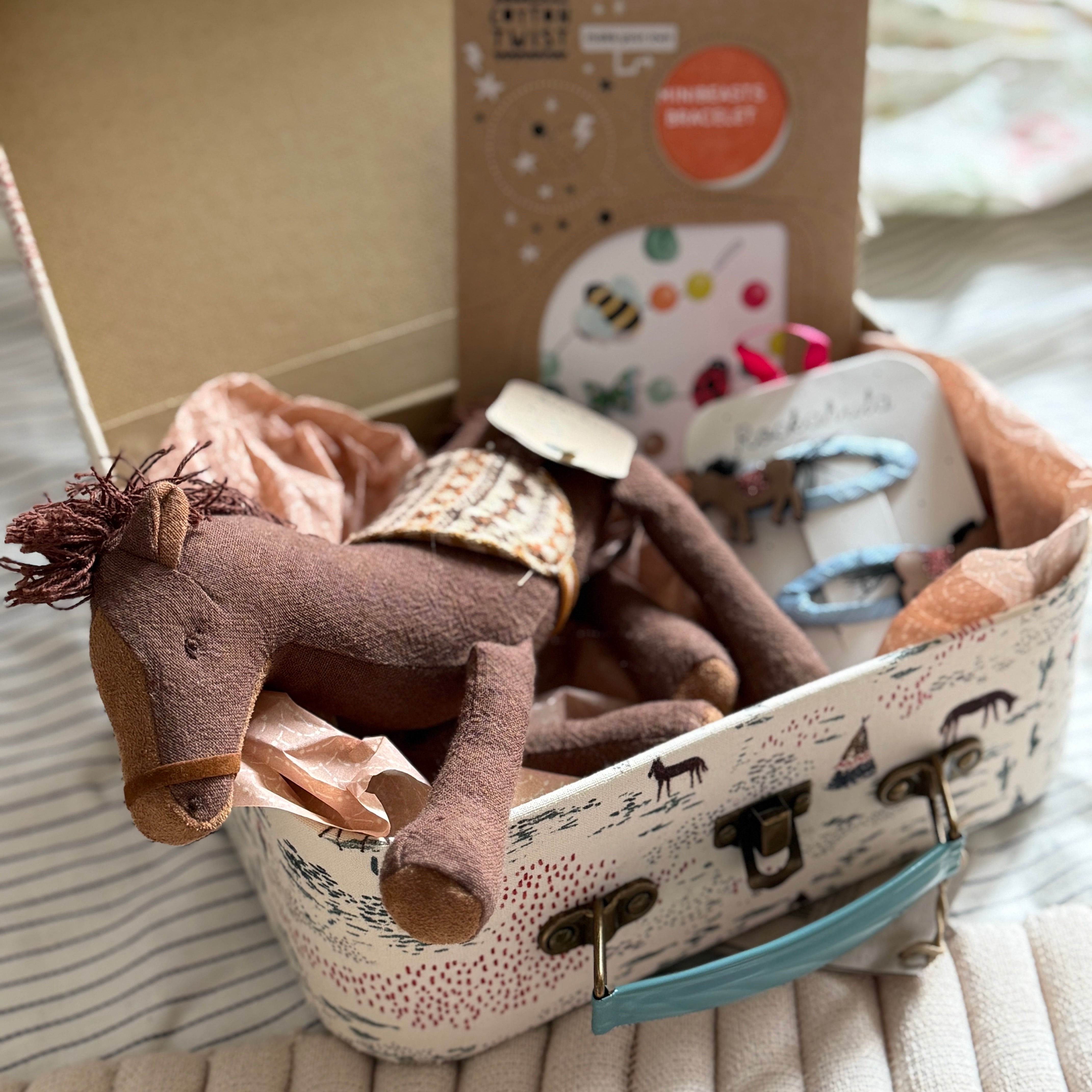 Pony Suitcase Gift Set | Horse and Pony Gift Set for Girls | Maileg ...