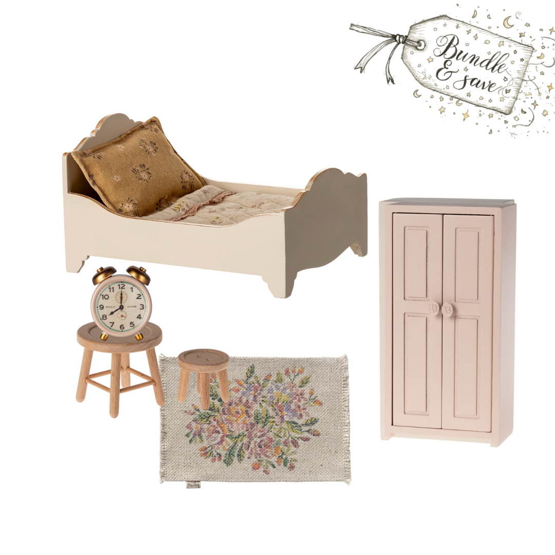 Maileg Bedroom Bundle - Double bed – Mouse in a Box