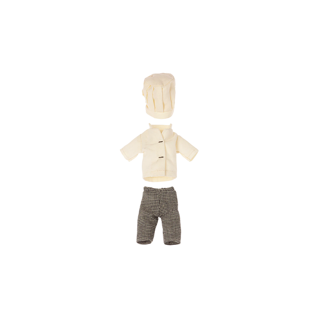 Maileg Chef clothes, Big sister and big brother mouse – Mouse in a Box