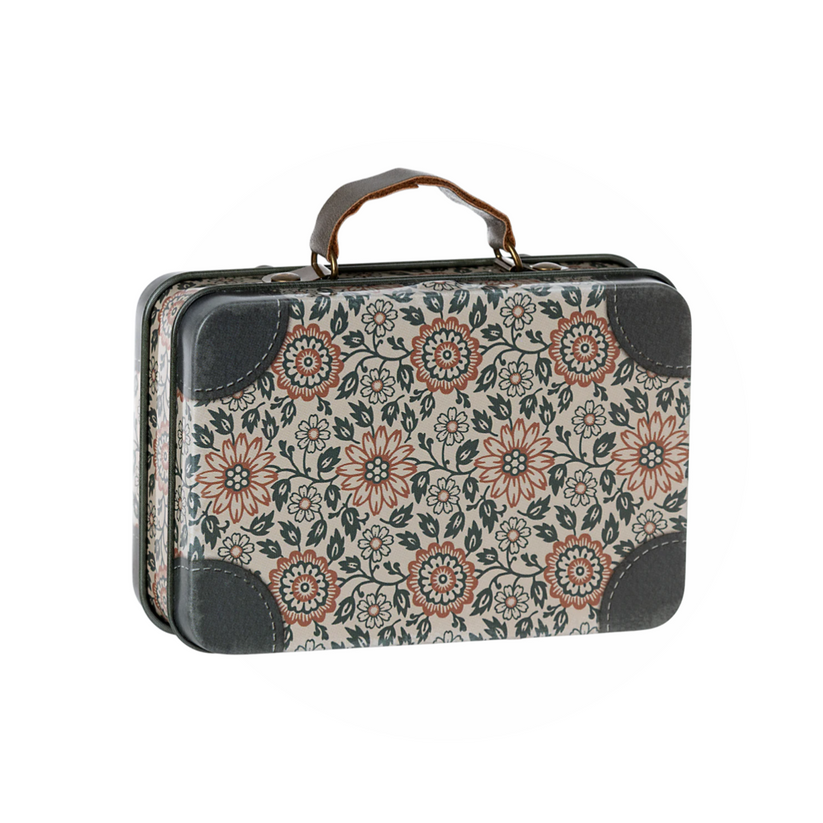 Maileg Metal Suitcase in Merle Pink - Mouse in a Box