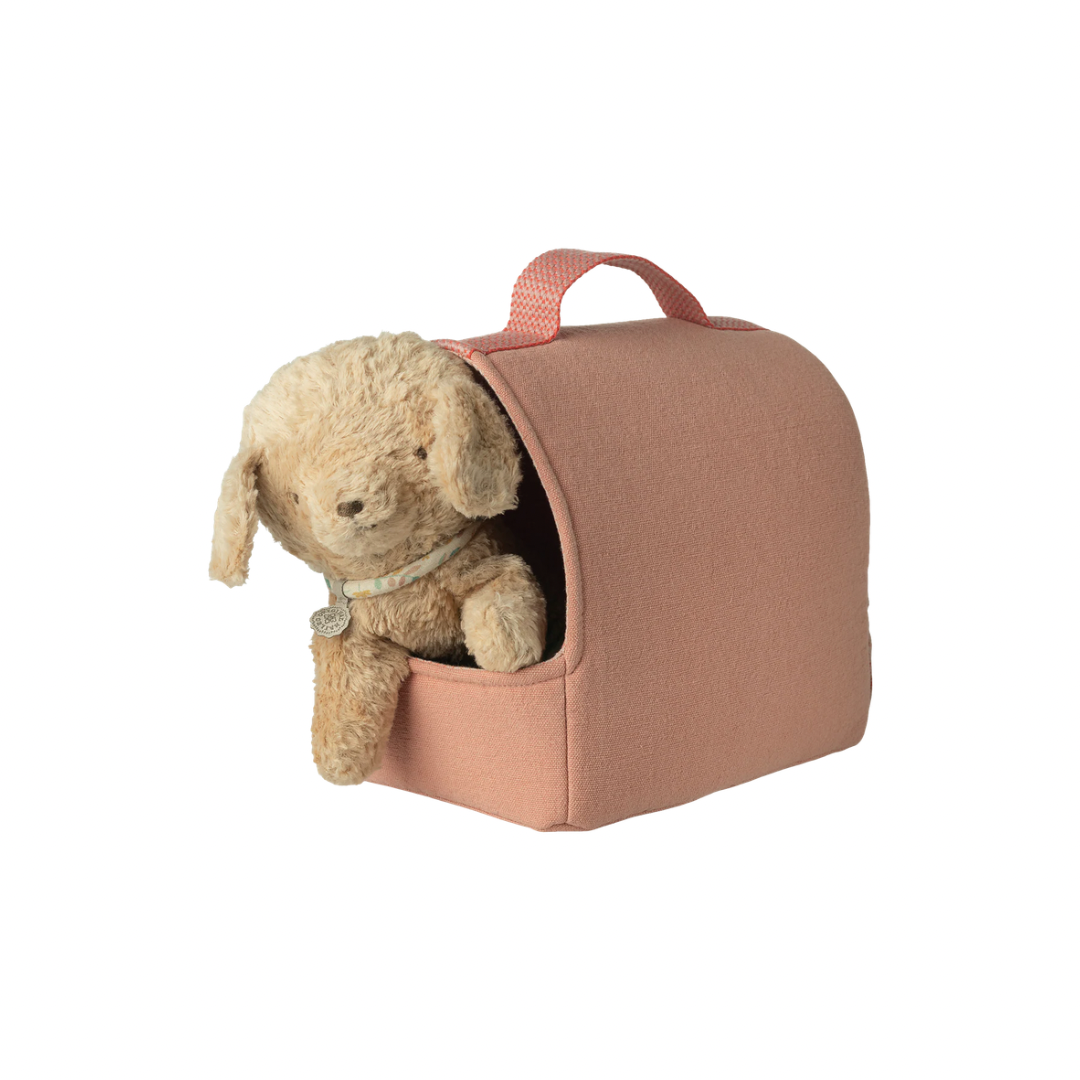 Maileg Pet carrier - Coral – Mouse in a Box