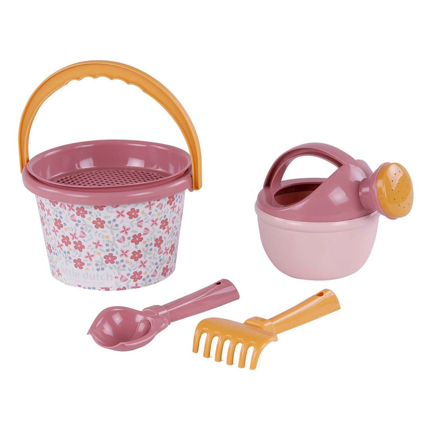 Little Dutch Pink Beach Set - 5 Pieces Pink Flowers – Mouse in a Box