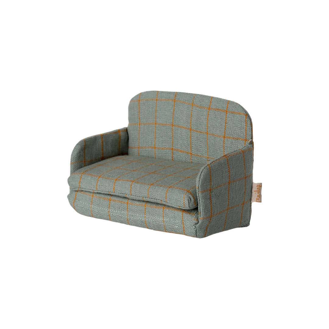 Maileg Sofa bed, Mouse - Checker | Maileg miniature dollhouse furniture ...
