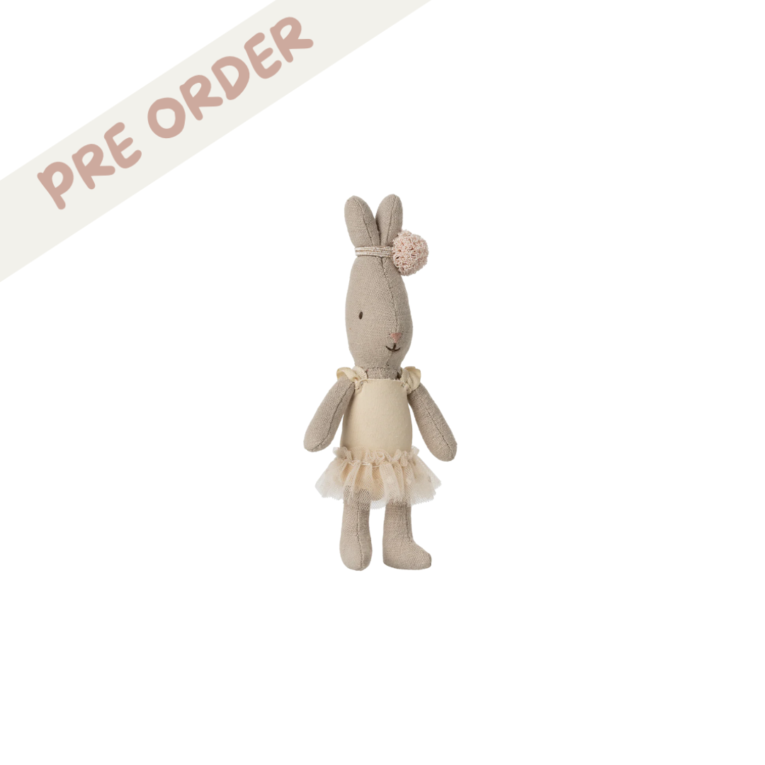 Maileg Micro Rabbit Ballerina: Cream Ballet Costume | Mouse in a Box ...