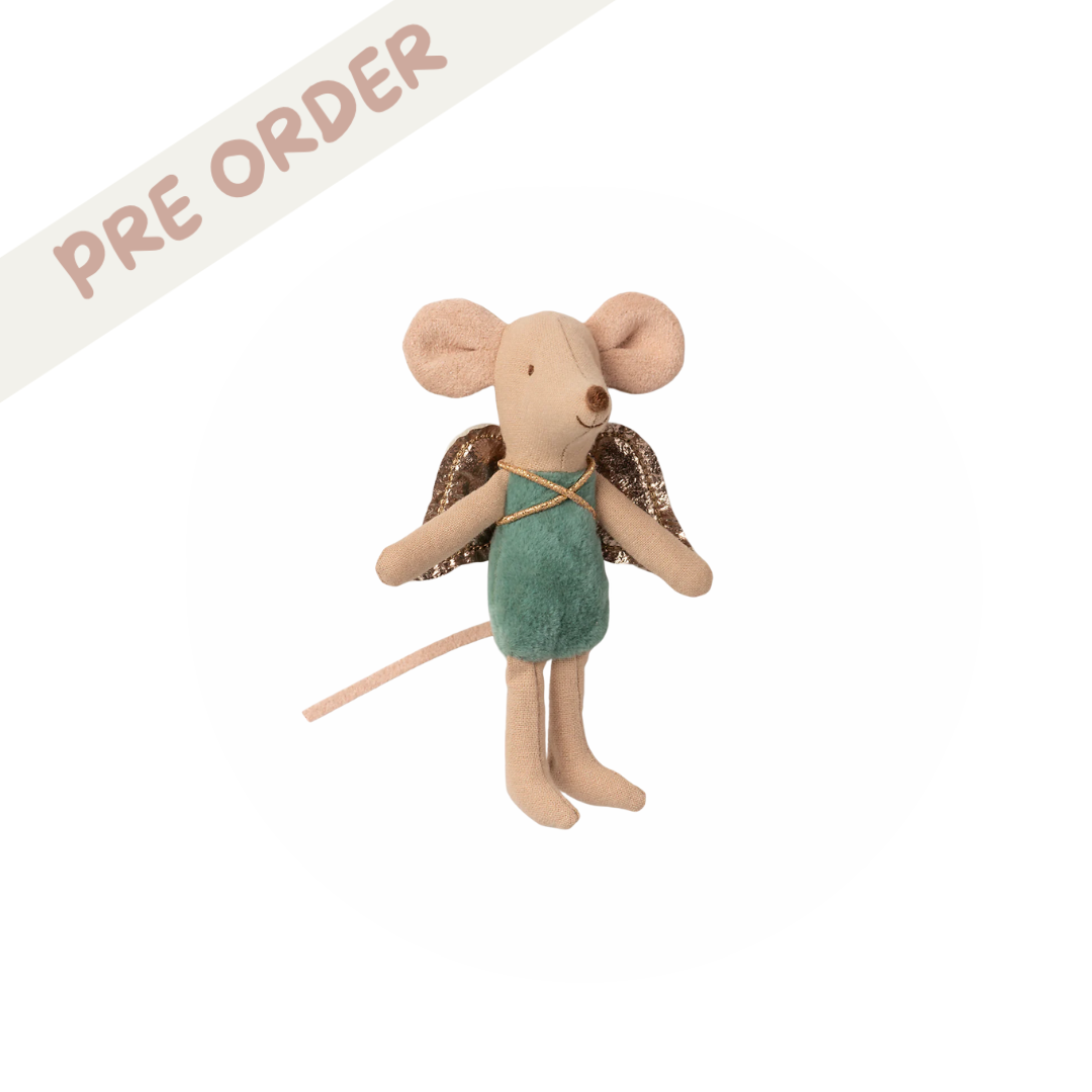 Maileg Fairy mouse, Little - Blue - MOUSE IN A BOX – Mouseinabox